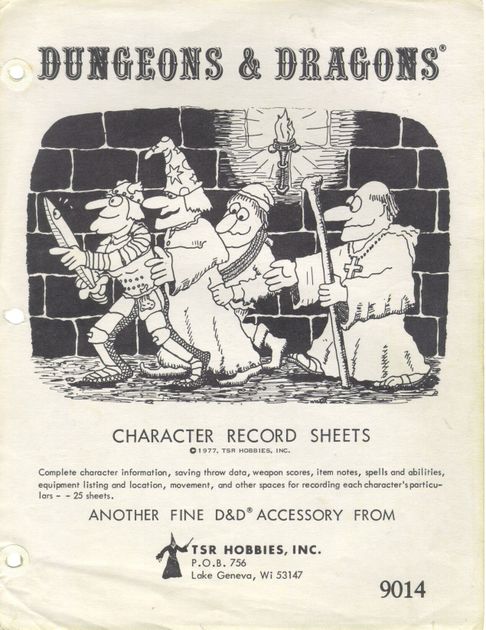 D&D Character Sheet | Character Record Sheets