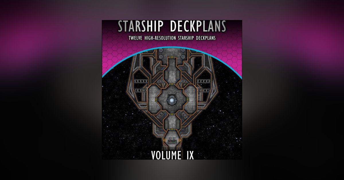 Starship Deckplans: Volume IX | RPG Item | BoardGameGeek