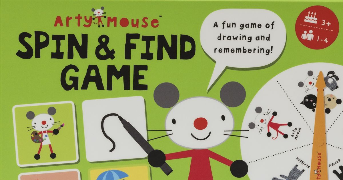 Arty Mouse: Spin & Find game | Board Game | BoardGameGeek