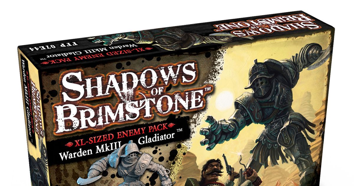 Shadows of Brimstone: XL Warden Mk III Gladiator Enemy Pack | Board ...