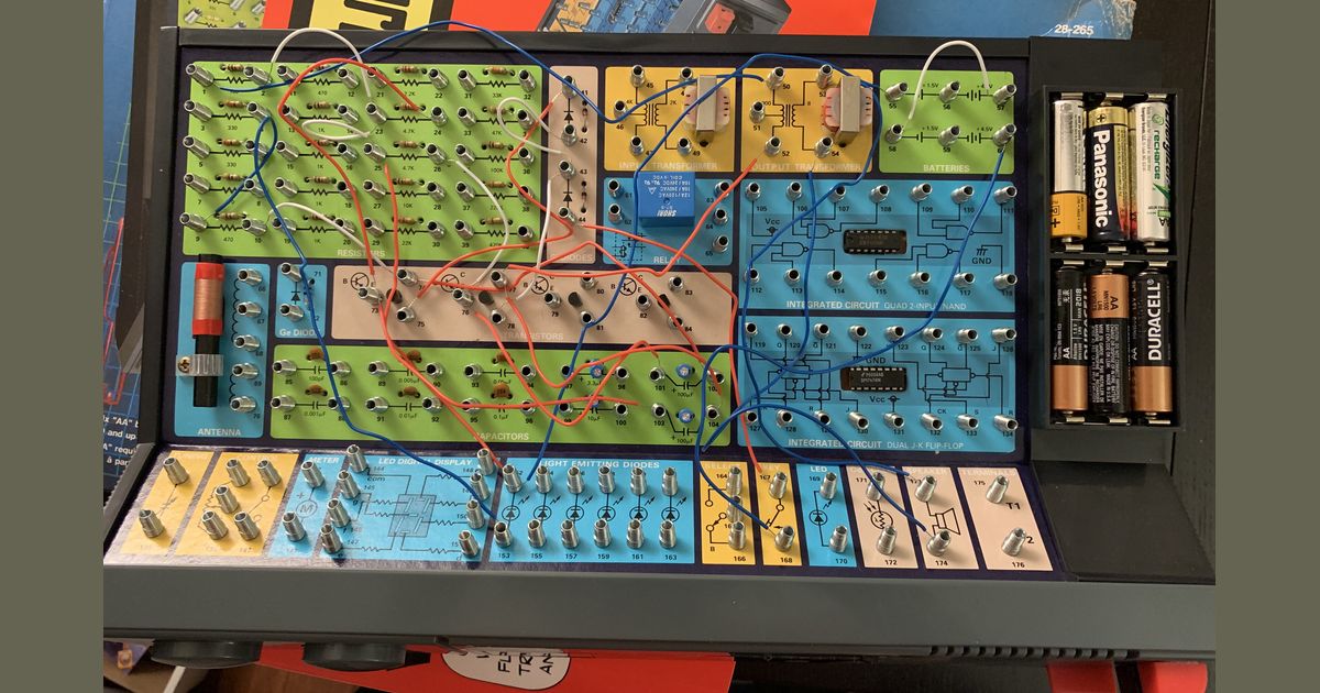 Experiment 2 - The Noisy Light | 200 in 1 Electronic Project Kit (All ...