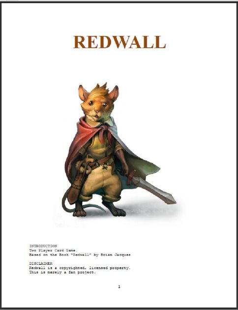 Redwall | Board Game | BoardGameGeek