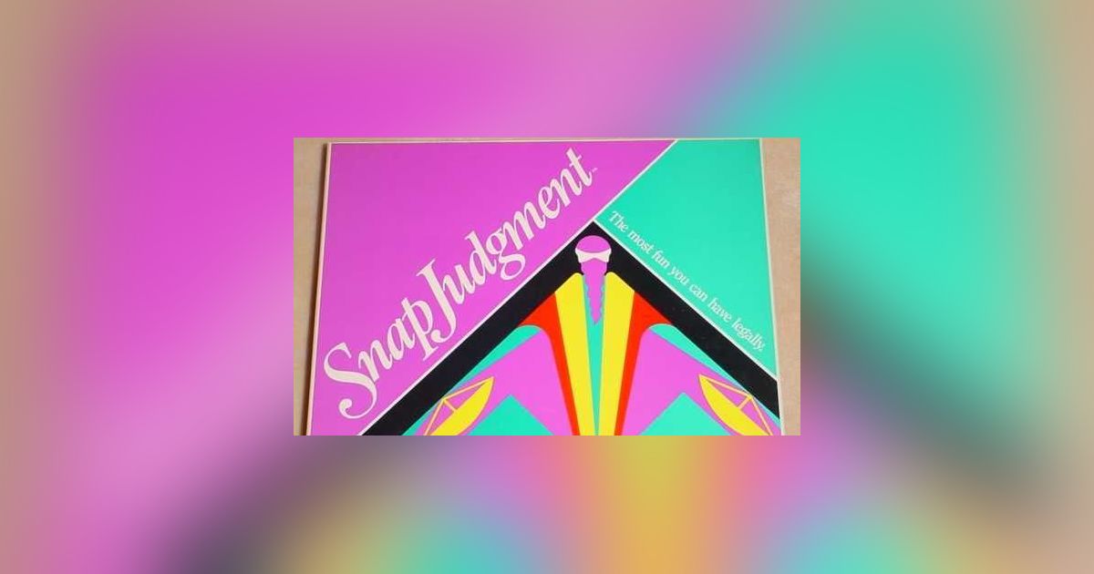 Snap Judgment | Board Game | BoardGameGeek