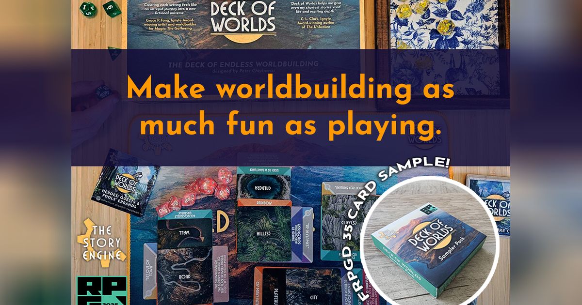 Deck of Worlds: Free RPG Day Sample Deck | RPG Item | RPGGeek