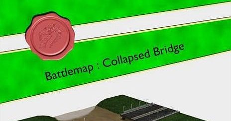 Battlemap: Collapsed Bridge | RPG Item | BoardGameGeek