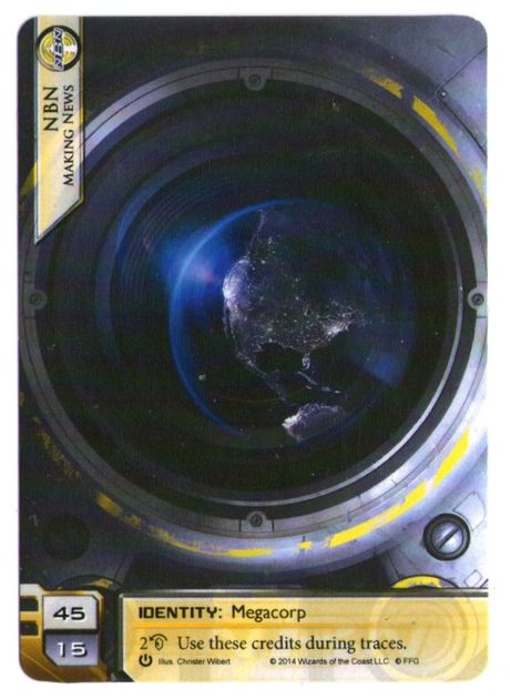 Android: Netrunner – Alternate Art NBN – Making News | Board Game ...