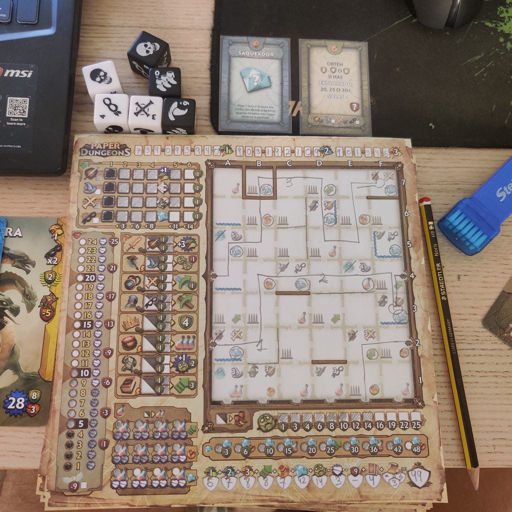 Paper Dungeons Solo Challenge #11 - September 2022 | Paper Dungeons: A ...