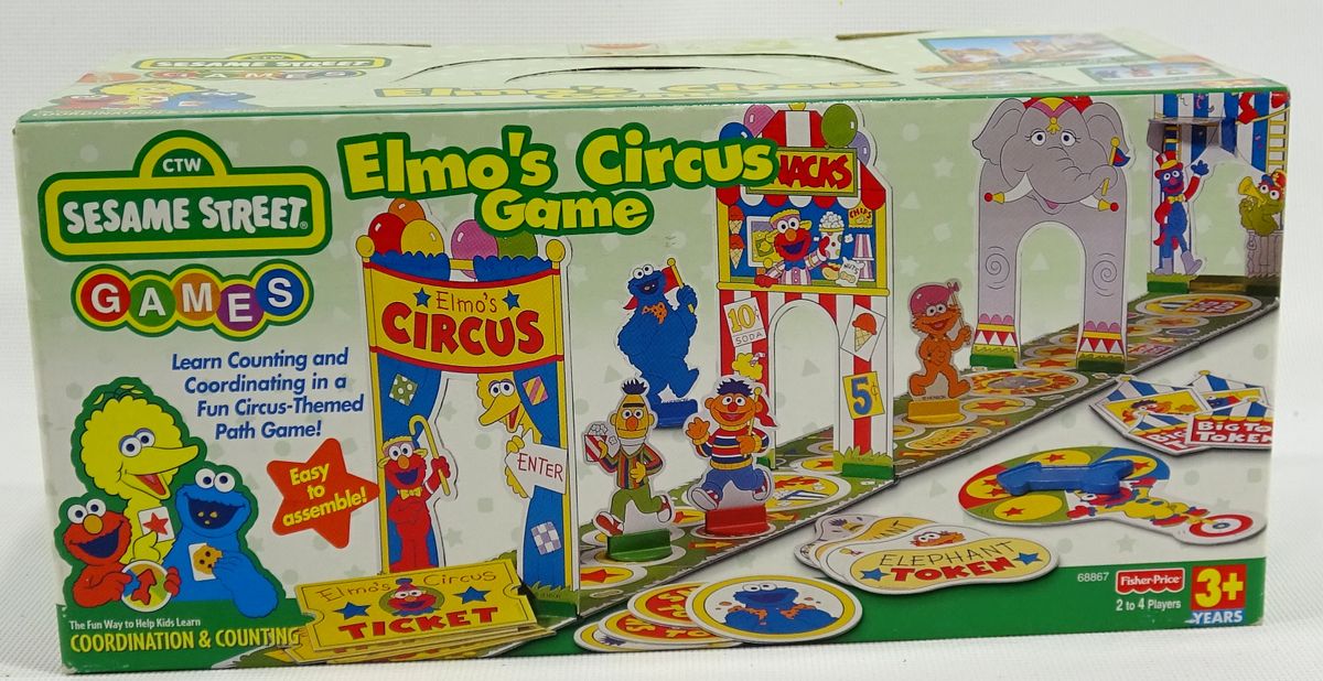 Elmo's Circus | Board Game | BoardGameGeek