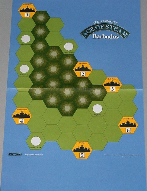 solitaire Age of Steam maps, best first