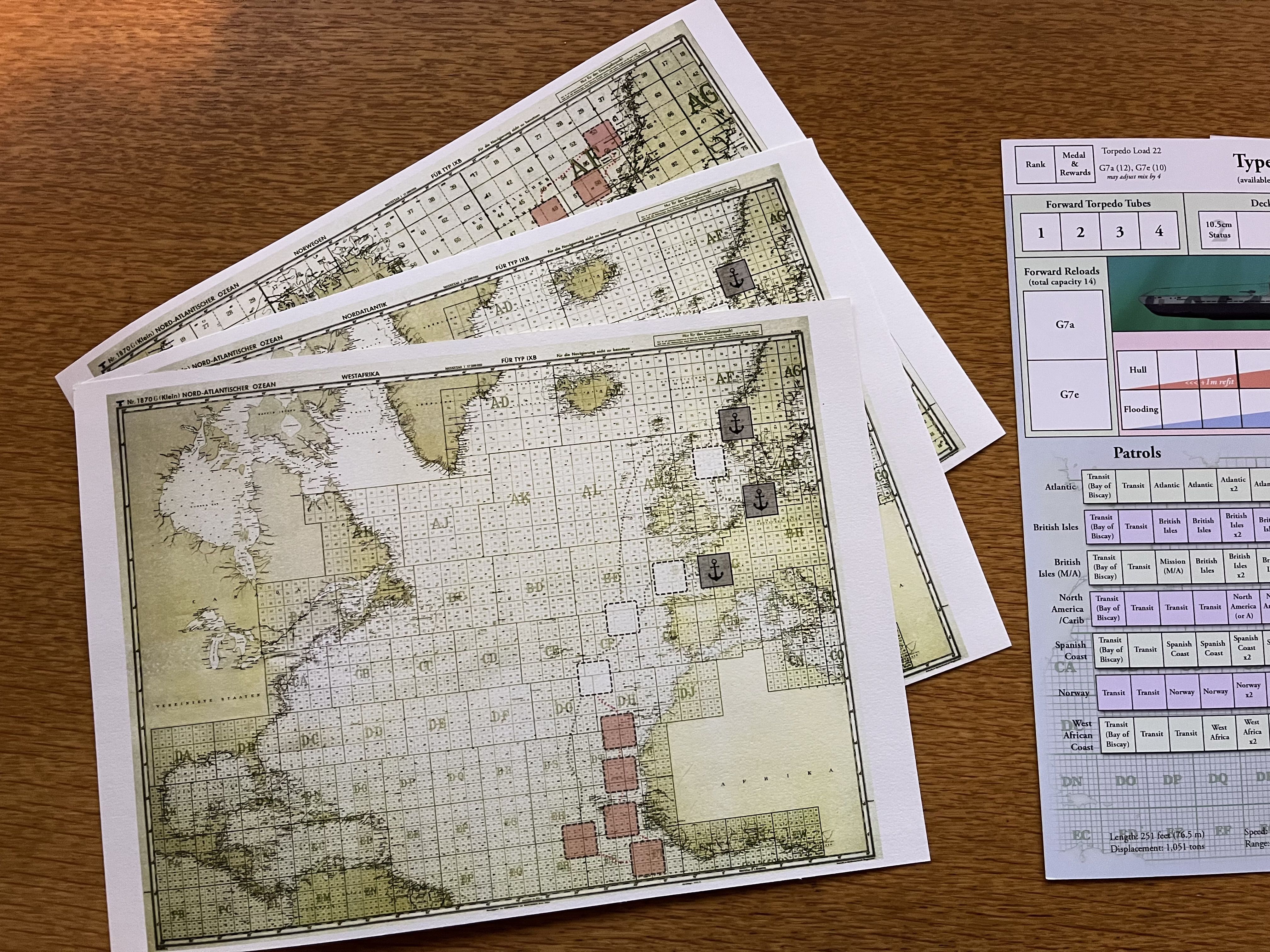Custom patrol maps (based on Kriegsmarine grid map) | The Hunters ...