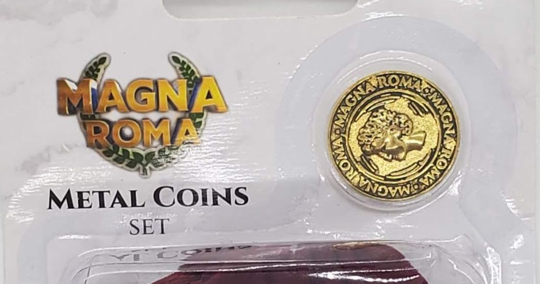 Magna Roma: Metal Coins Set | Board Game Accessory | BoardGameGeek