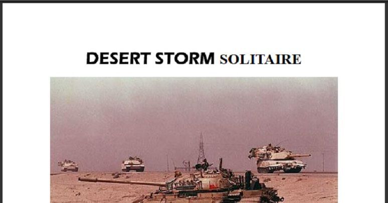 Desert Storm Solitaire | Board Game | BoardGameGeek