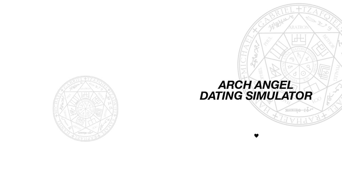 Arch Angel Dating Simulator | RPG Item | BoardGameGeek