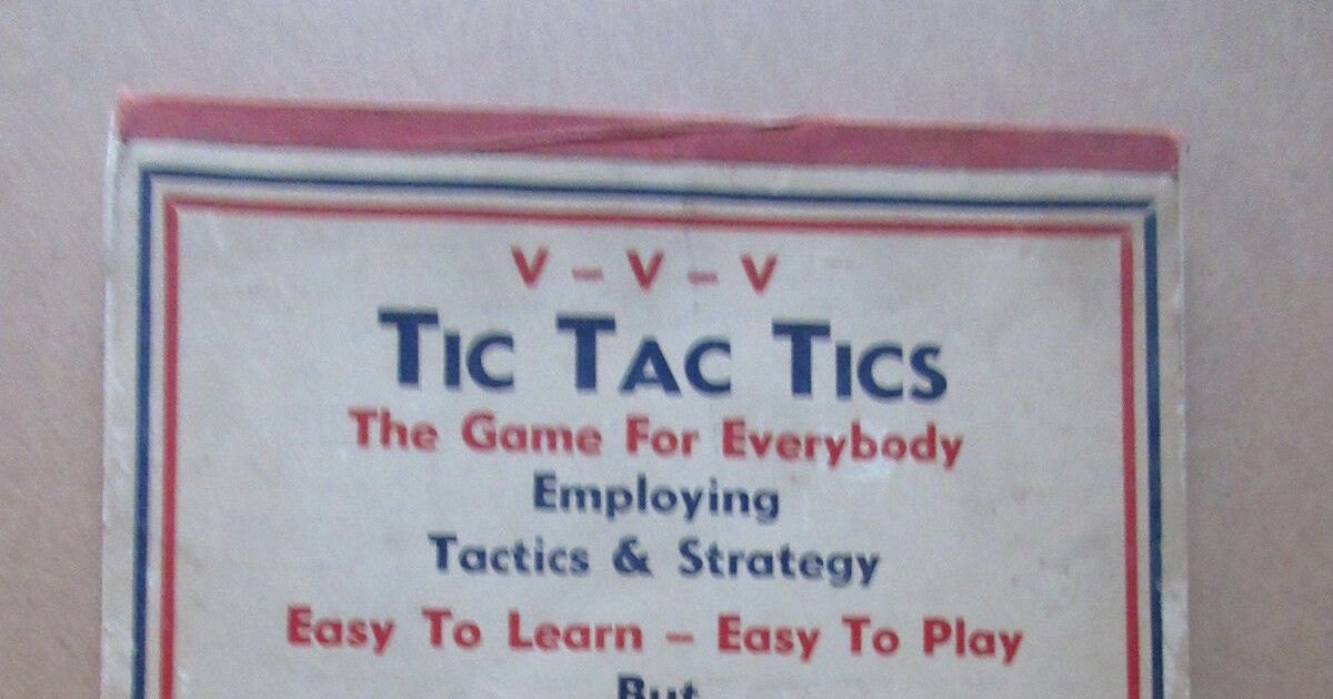 Tic Tac Tics | Board Game | BoardGameGeek