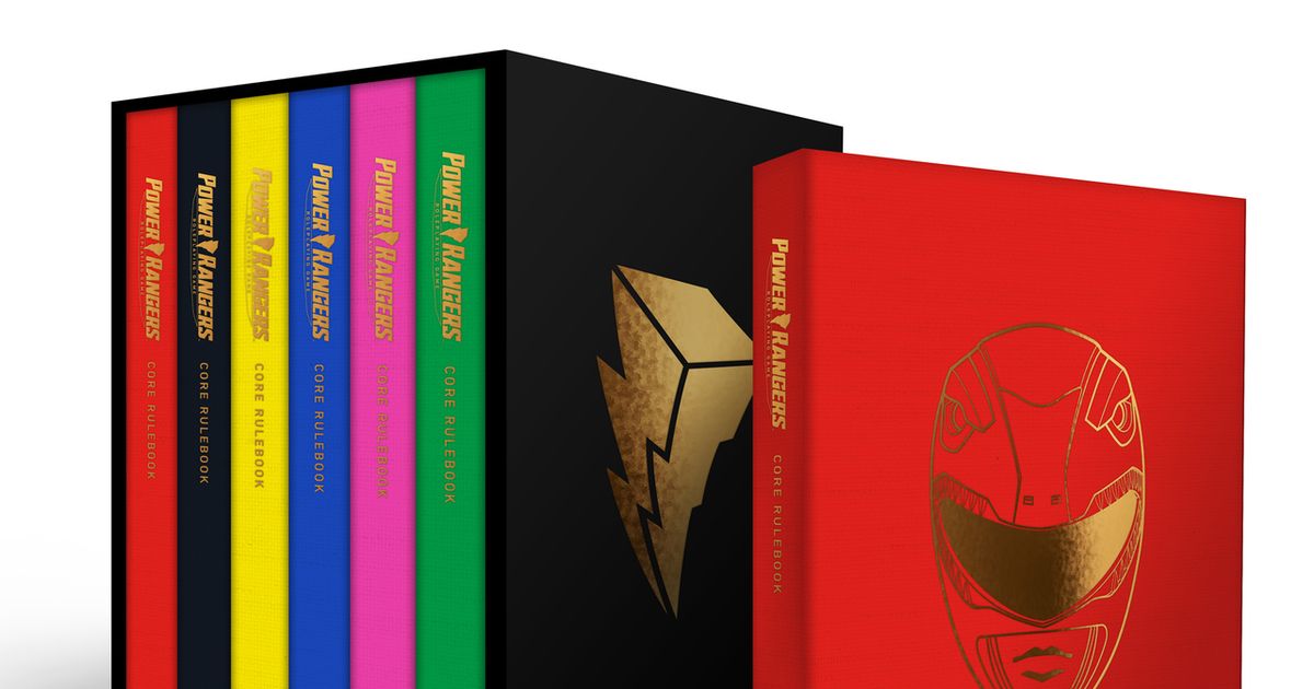 Power Rangers Roleplaying Game Deluxe 6-Player Core Rulebook Set | RPG ...
