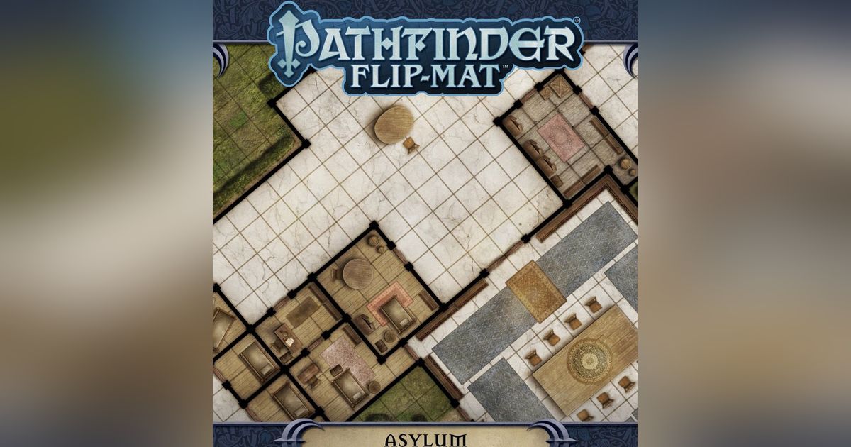 Pathfinder Flip-Mat: Asylum | RPG Item | BoardGameGeek