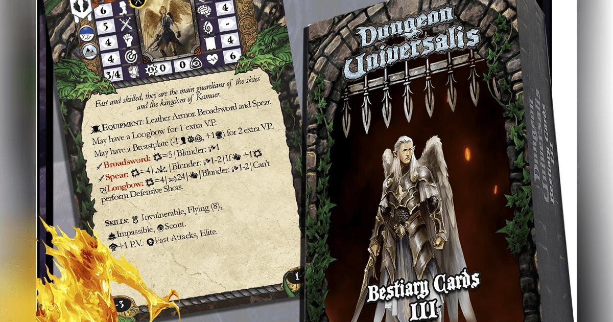 Dungeon Universalis: Bestiary Cards III | Board Game | BoardGameGeek