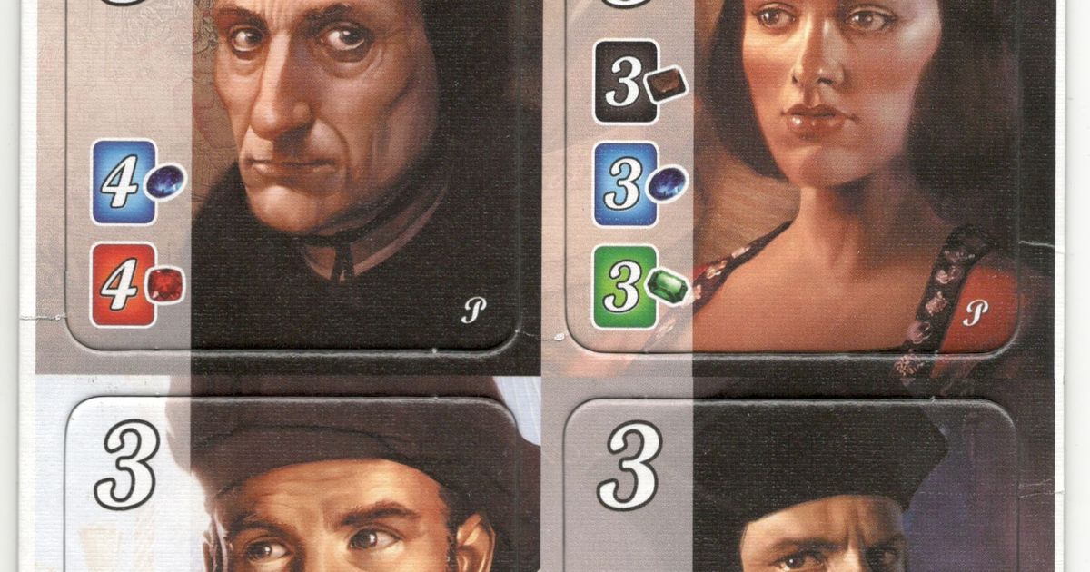 Splendor: Nobles Promo Tiles | Board Game | BoardGameGeek