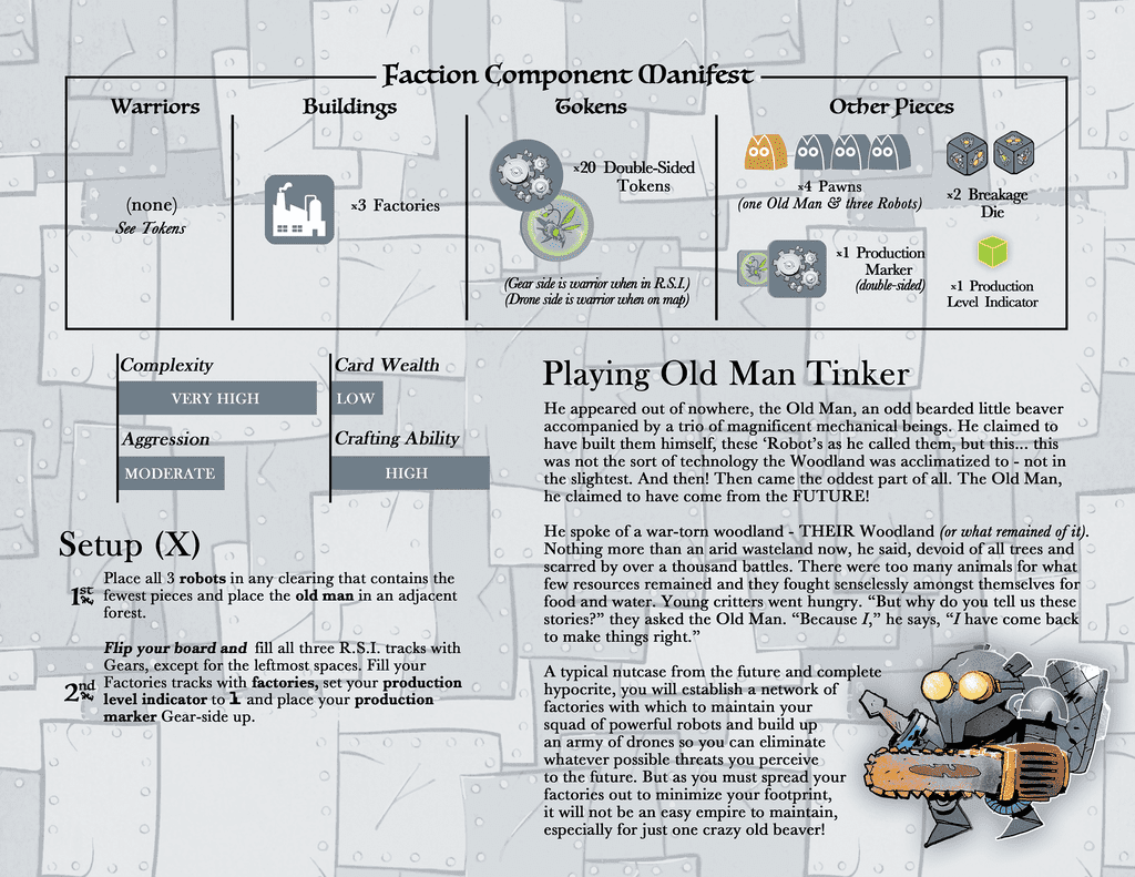 OLD MAN TINKER (ROOT Fan Faction) | Root