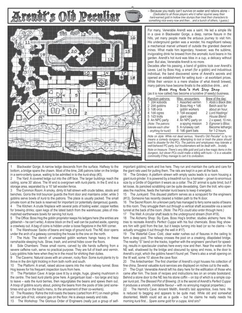 Arendt's Old Peculiar | RPG Item | RPGGeek