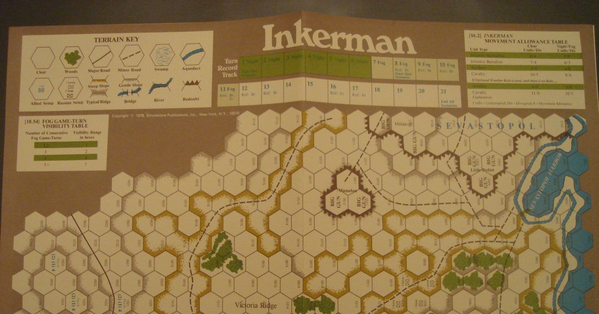 Inkerman: The Soldiers' Battle, 5 November 1854 | Board Game ...
