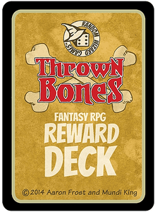 Thrown Bones: Fantasy RPG Reward Deck | RPG Item | BoardGameGeek