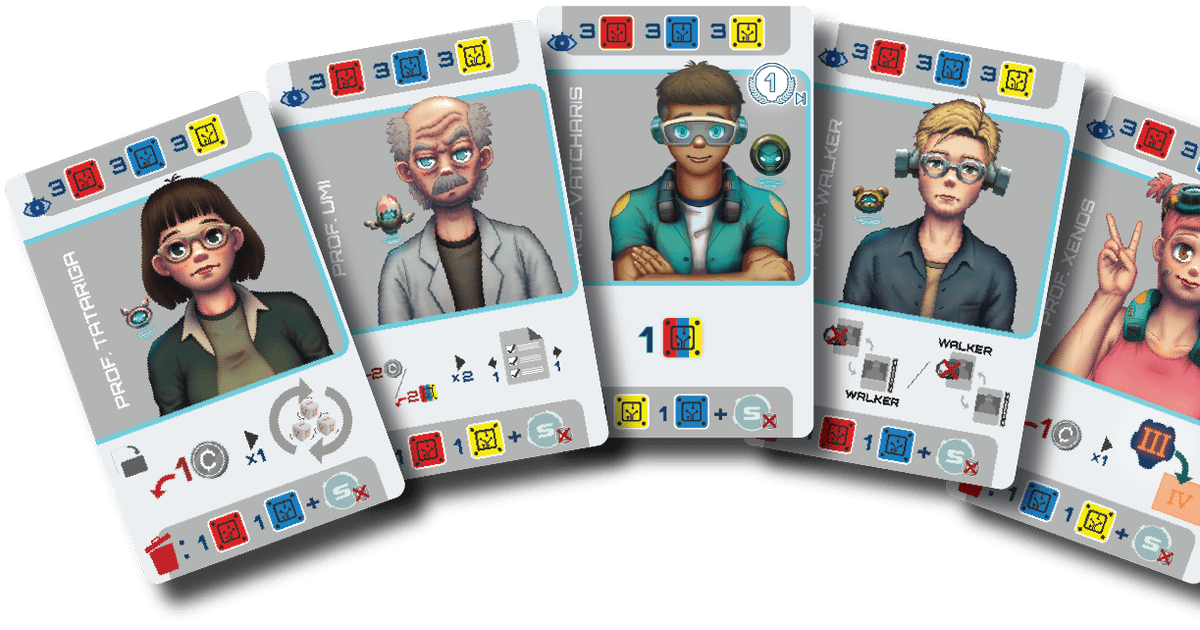 Age of Automaton: Promo Specialist Cards | Board Game | BoardGameGeek