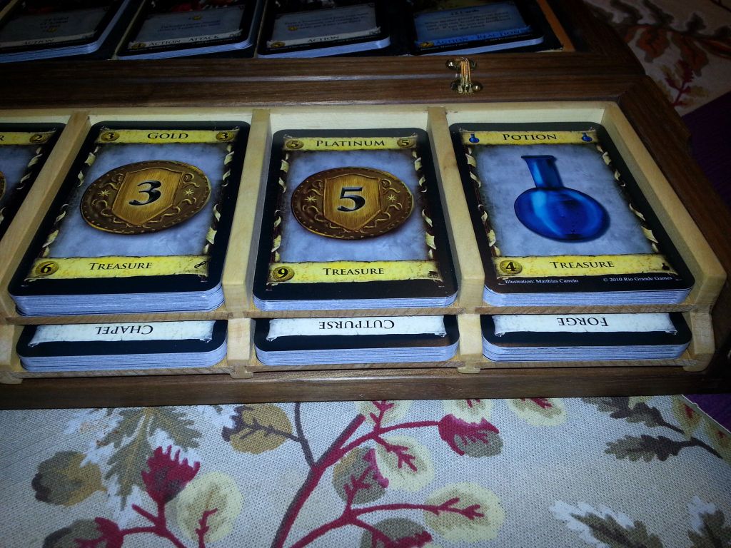 Custom Hardwood Playmat and Travel Box for Dominion | Dominion