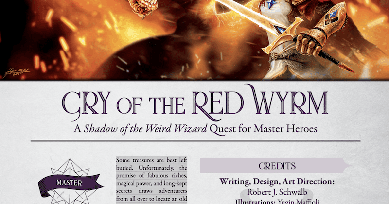 Cry of the Red Wyrm | RPG Item | BoardGameGeek
