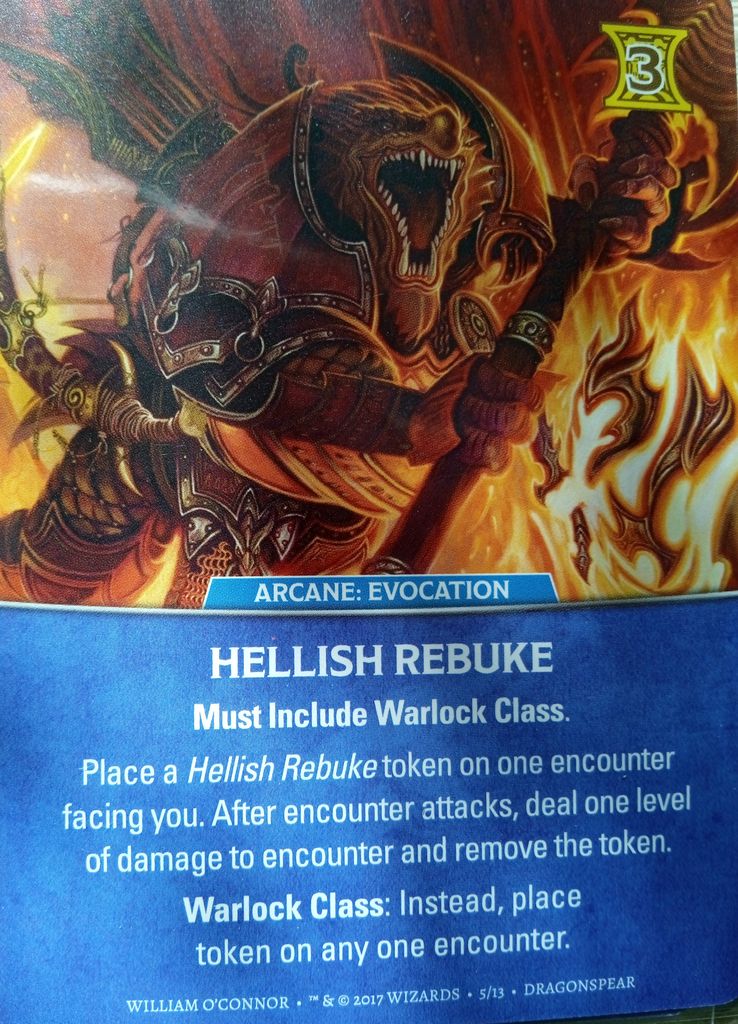 Encounter deck, Hellish Rebuke | Dragonfire