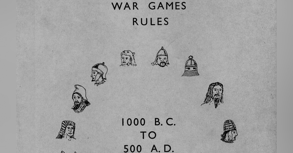 War Games Rules 1000 BC to 500 AD | Board Game | BoardGameGeek