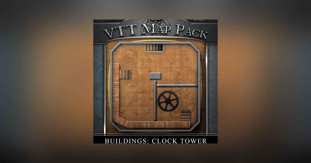 VTT Map Pack: Buildings: Clock Tower | RPG Item | RPGGeek