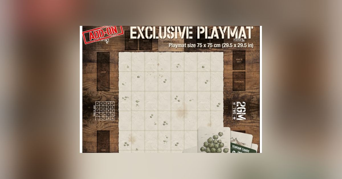 2GM Tactics: Game Mat & Special Terrain Cards | Board Game Accessory ...