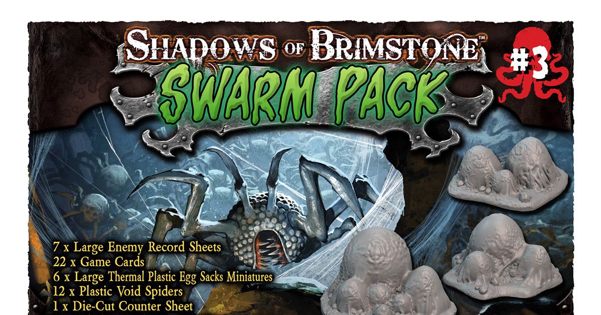 Shadows of Brimstone: Swarm Pack #3 – Void Spiders | Board Game ...