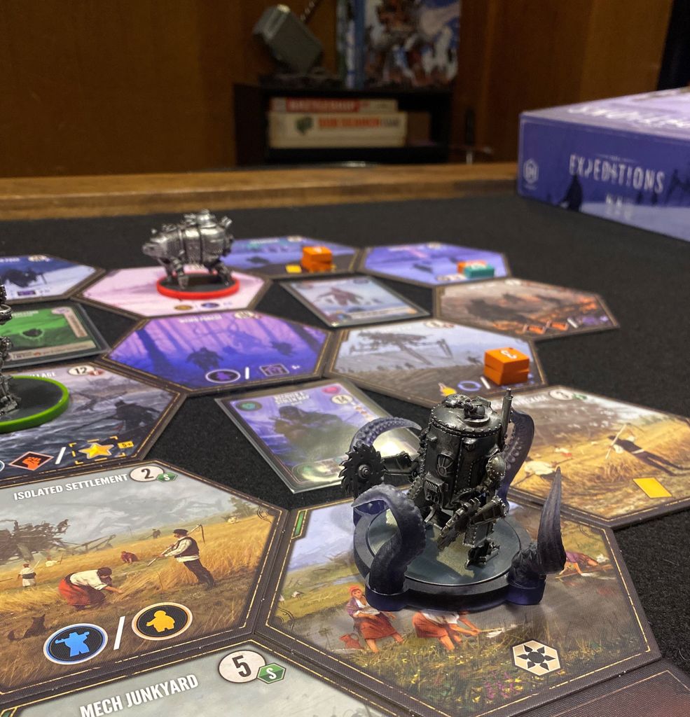 3d printed corrupted mech base | Expeditions