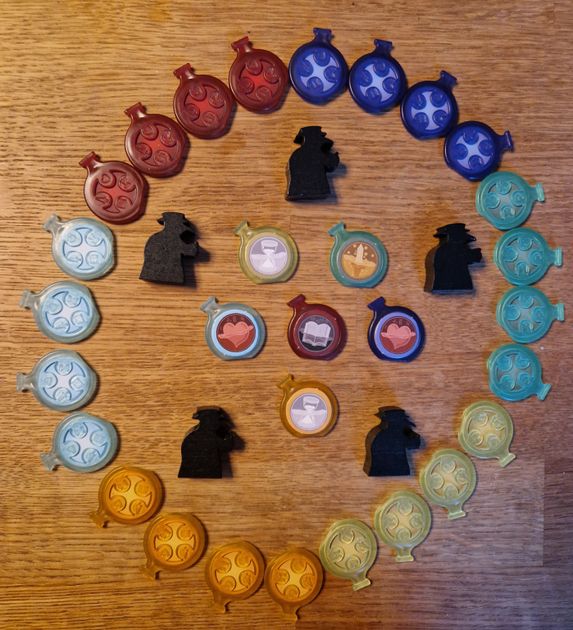 Four Humours: Deluxe Components | Board Game Accessory | BoardGameGeek