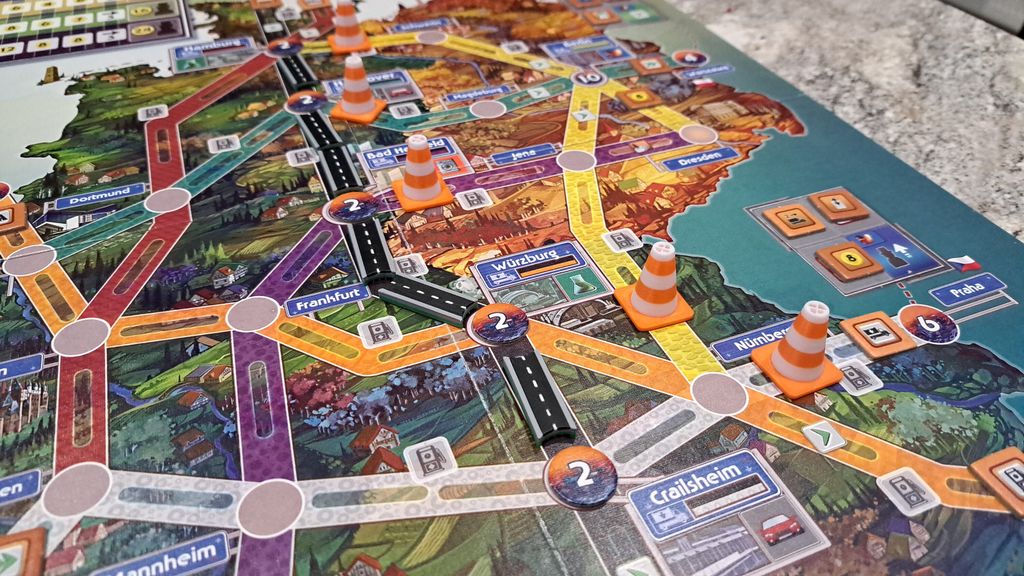 My Upgraded 3D Printed Road Block Tokens | Autobahn