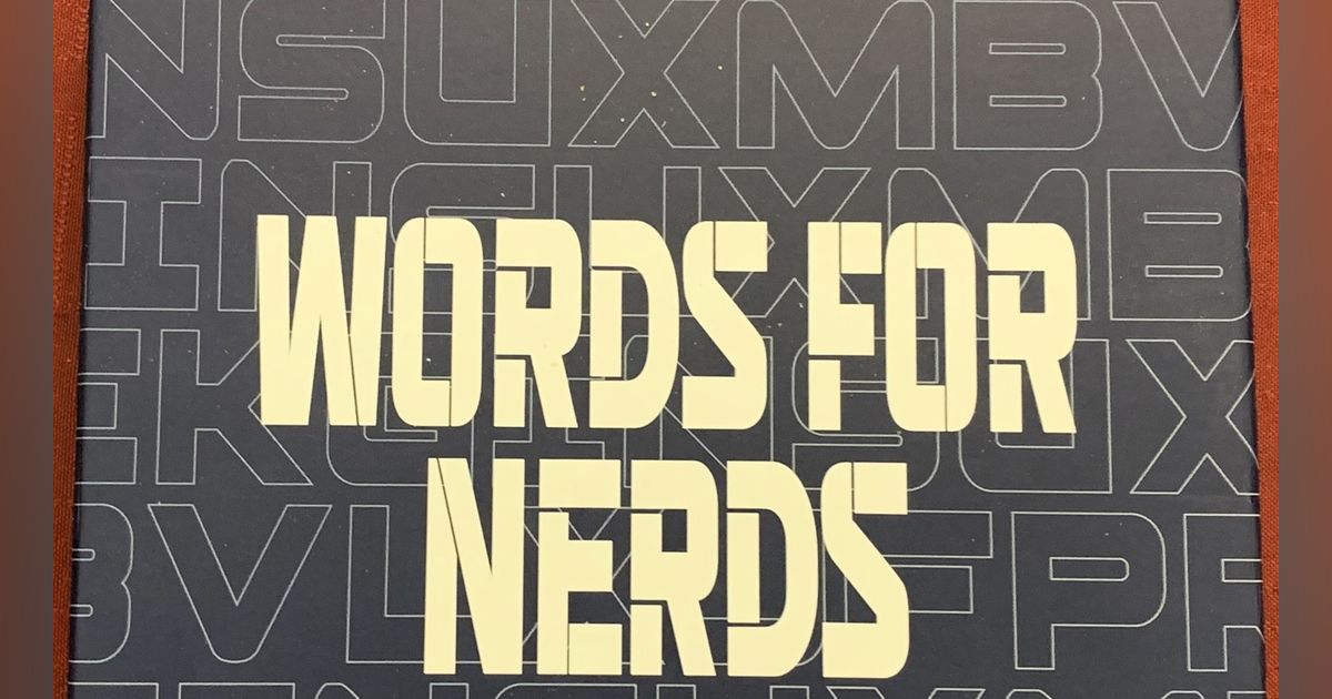 Words for Nerds | Board Game | BoardGameGeek