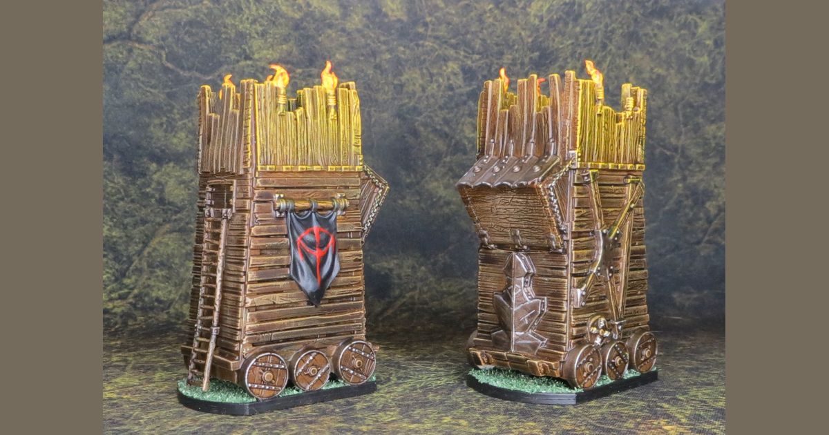Siege Towers | Painting by Numbers | RPGGeek