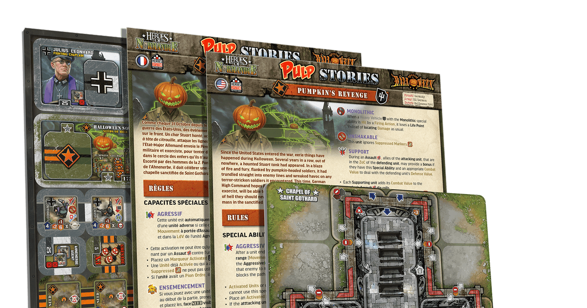 Heroes of Normandie: Pulp Stories #01 – Pumpkin's Revenge | Board Game ...