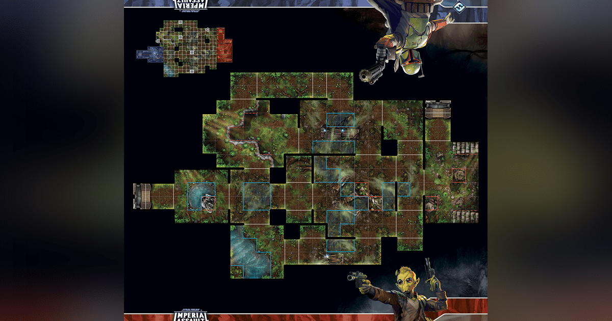 Star Wars: Imperial Assault – Nal Hutta Swamps Skirmish Map | Board ...