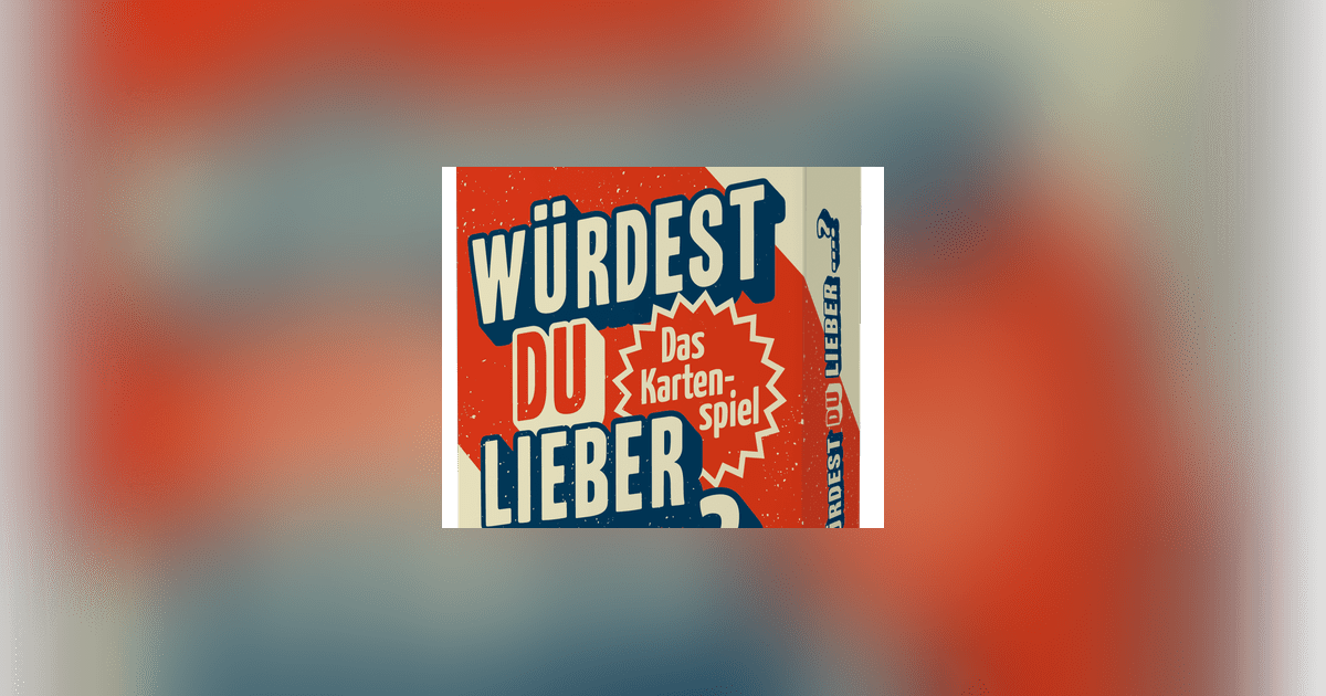 Würdest du lieber ...? | Board Game | BoardGameGeek