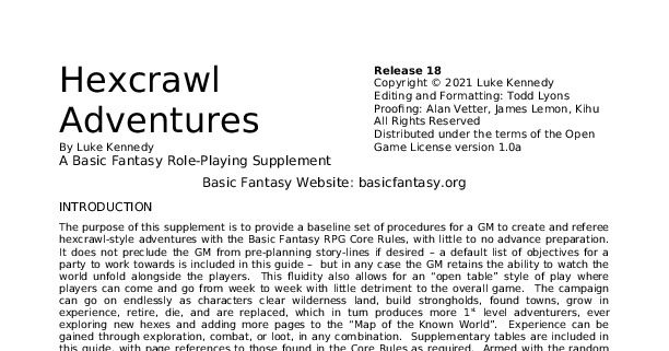 Hexcrawl Adventures | RPG Item | RPGGeek