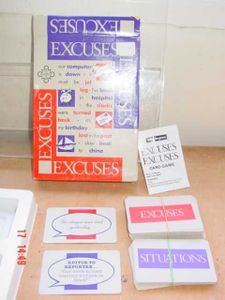 Excuses Excuses | Board Game | BoardGameGeek