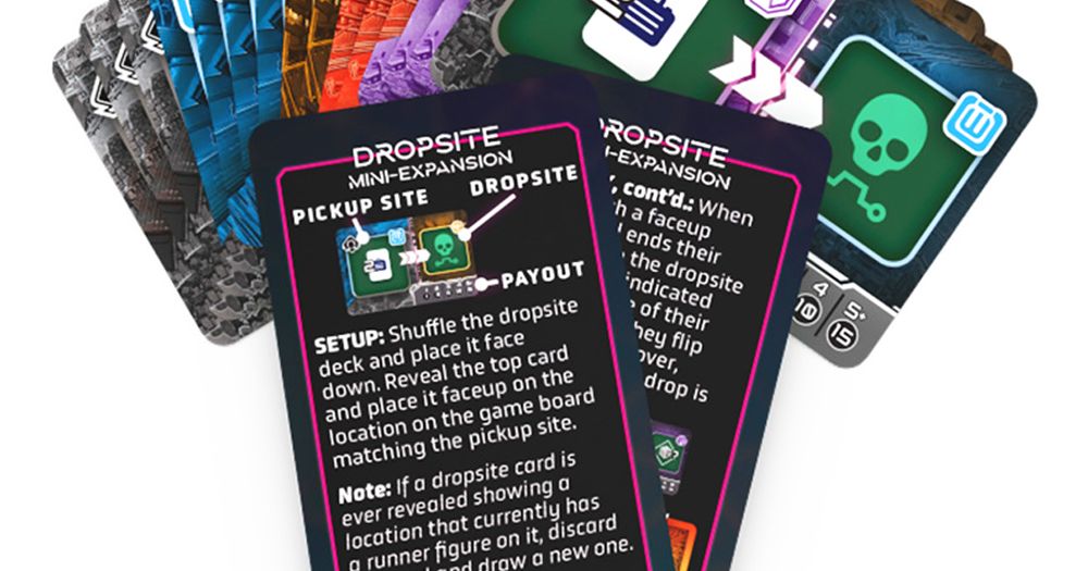 Metrorunner: Dropsite Mini Expansion | Board Game | BoardGameGeek