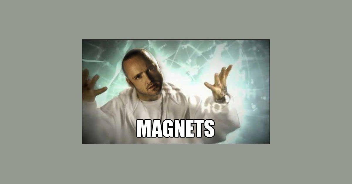 Magnets everywhere | Wondercat Painting