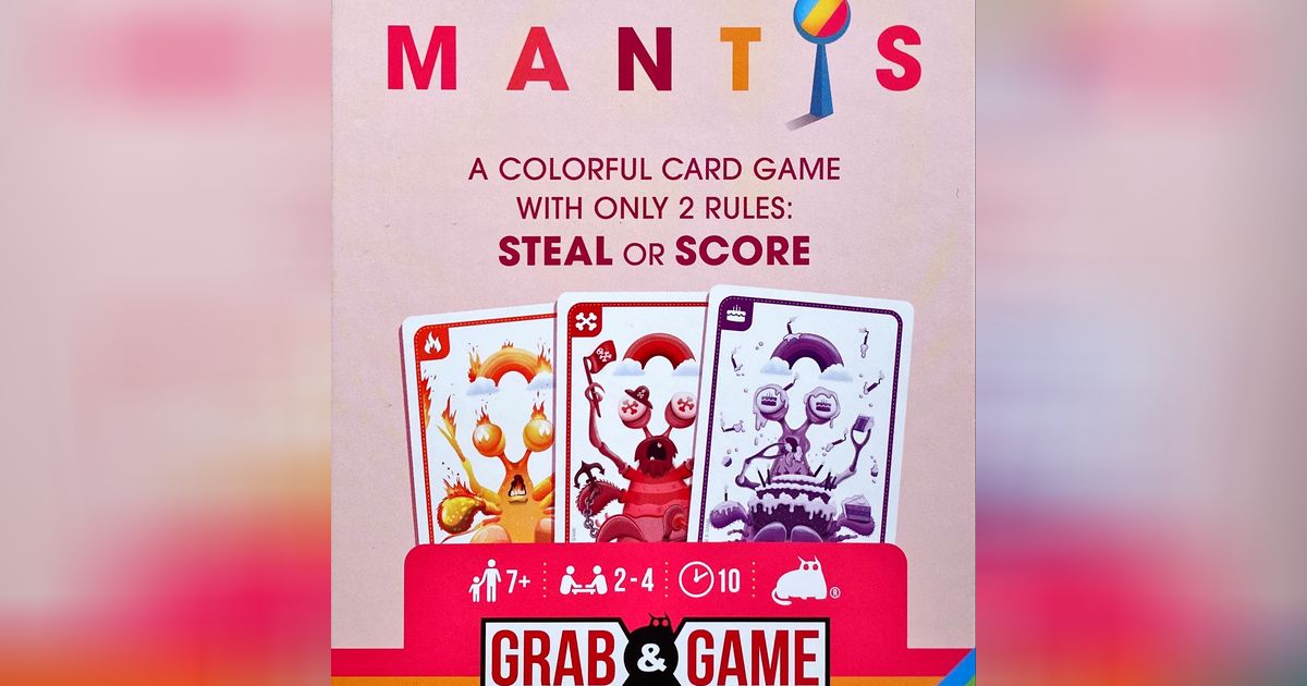 MANTIS: Grab & Game | Board Game | BoardGameGeek