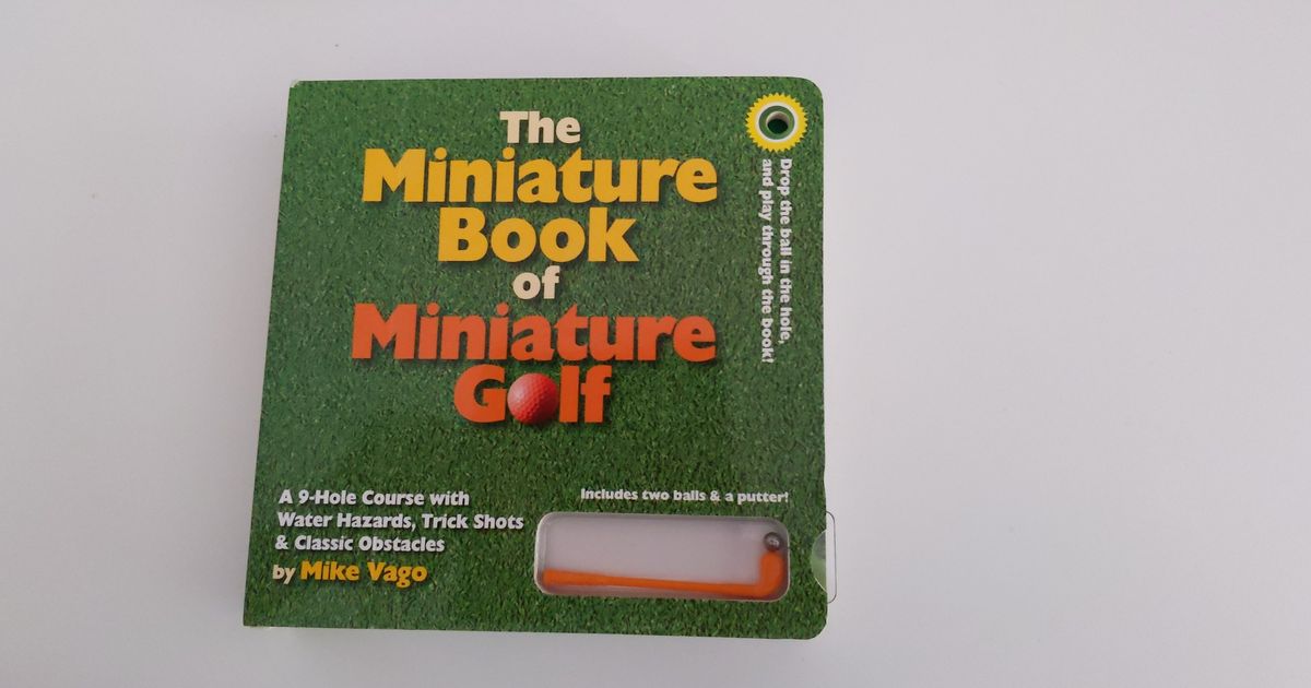 The Miniature Book of Miniature Golf | Board Game | BoardGameGeek