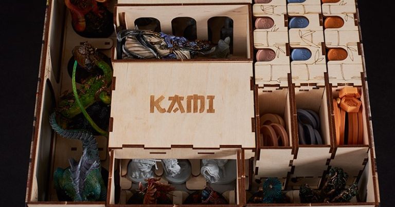 Rising Sun: Daimyo Box – Laserox Shinto Storage Organizer | Board Game ...