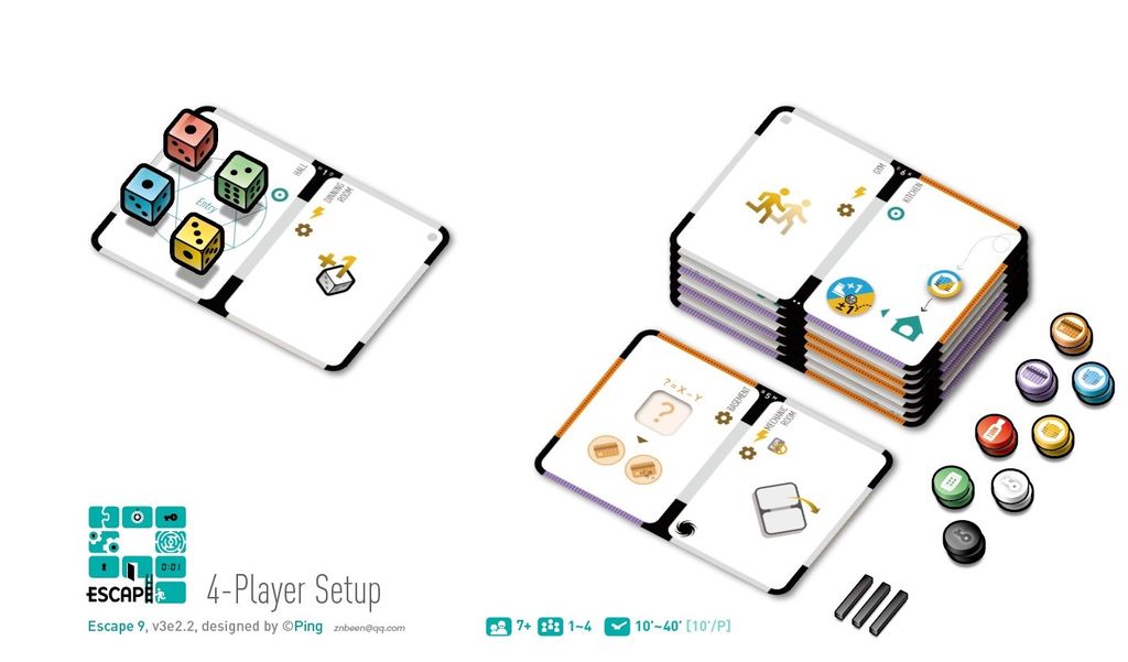 [WIP] ESCAPE 9 - 2023 9-Card PnP Design Contest - Contest Ready
